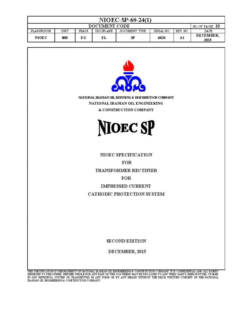 Standards | Tavana Pipelines Engineering